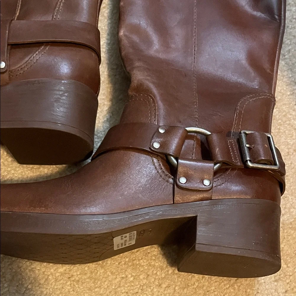 Arezzo | Shoes | Brown Leather Ankle Boots | Poshmark